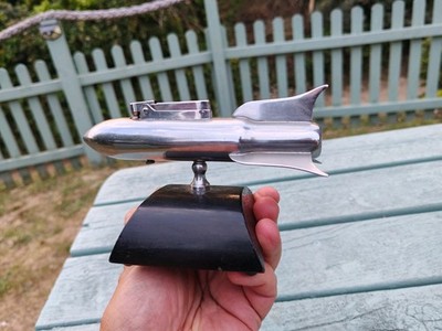 VINTAGE ART DECO ROCKET TABLE LIGHTER | eBay UK