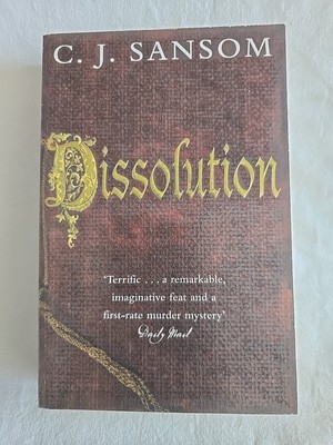 Dissolution by C. J. Sansom (Paperback, 2007) Historical Fiction Novel ...