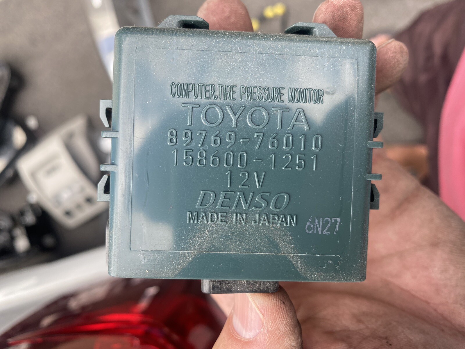 12 LEXUS CT200H OEM TIRE PRESSURE MONITOR CONTROL MODULE TPMS 89769 ...