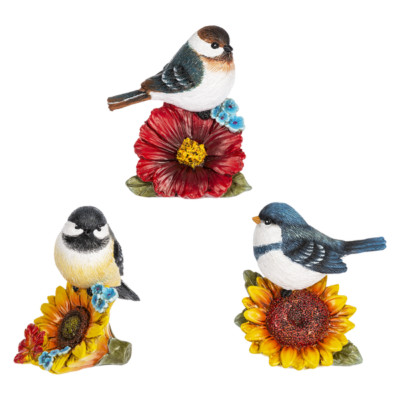 Ganz Bird Figurine on Fall Flowers Select from dropdown | eBay