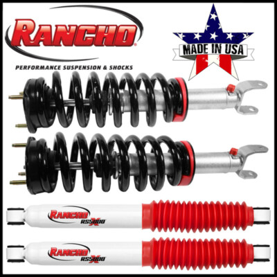 Rancho QuickLift 1.75" Lift Kit Leveling Shocks & Struts fit 09-18 Ram ...