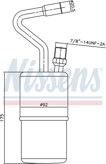Volvo 9187629 Airconditioner dryer- Nissens 850 S70 V70 (-00) V70XC ...