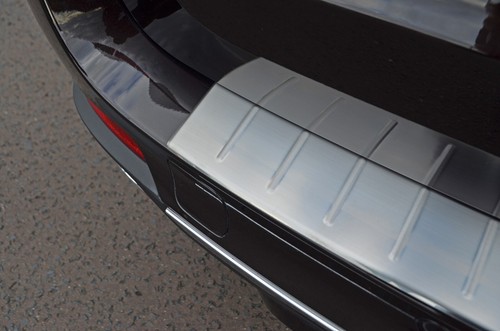 Rear Bumper Protector Scratch Guard Brushed Steel To Fit BMW X4 F26 ...