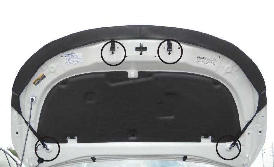 Lebra Hood Protector Mini Mask Bra Fits Toyota Corolla 2019-2025 Sedan ...