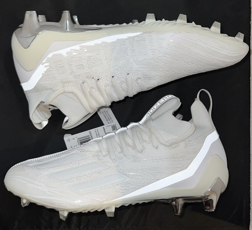 Adidas ADIZERO Primeknit Football Cleats Mens Size 10.5 Triple White ...