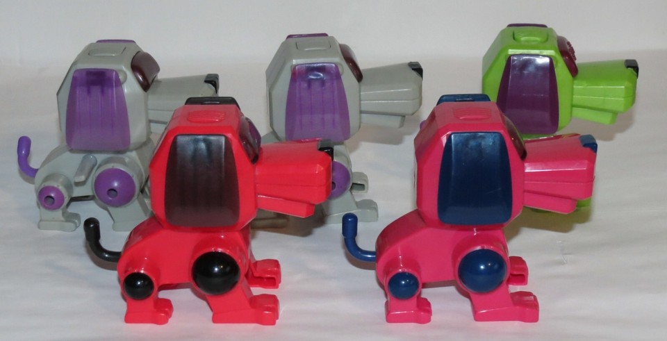 Five Vintage McDonalds Robo Chi Pets Sega Toys | eBay