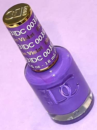DND Nail Lacquer Polish 003 DC BLUE VIOLET Vibrant Royal Purple THE ...