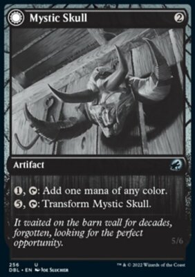 MTG Magic the Gathering Mystic Skull (256/633) Innistrad Double Feature ...