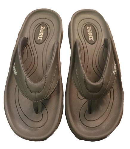 ZORIZ Gray Golf Thong Sandals by ZORIZ Size Mens 7 Womens 9 EUC Clean ...