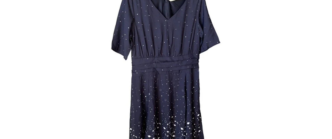 Wayward Fancies Eshakti Navy Blue Planets Stars Celes… - Gem