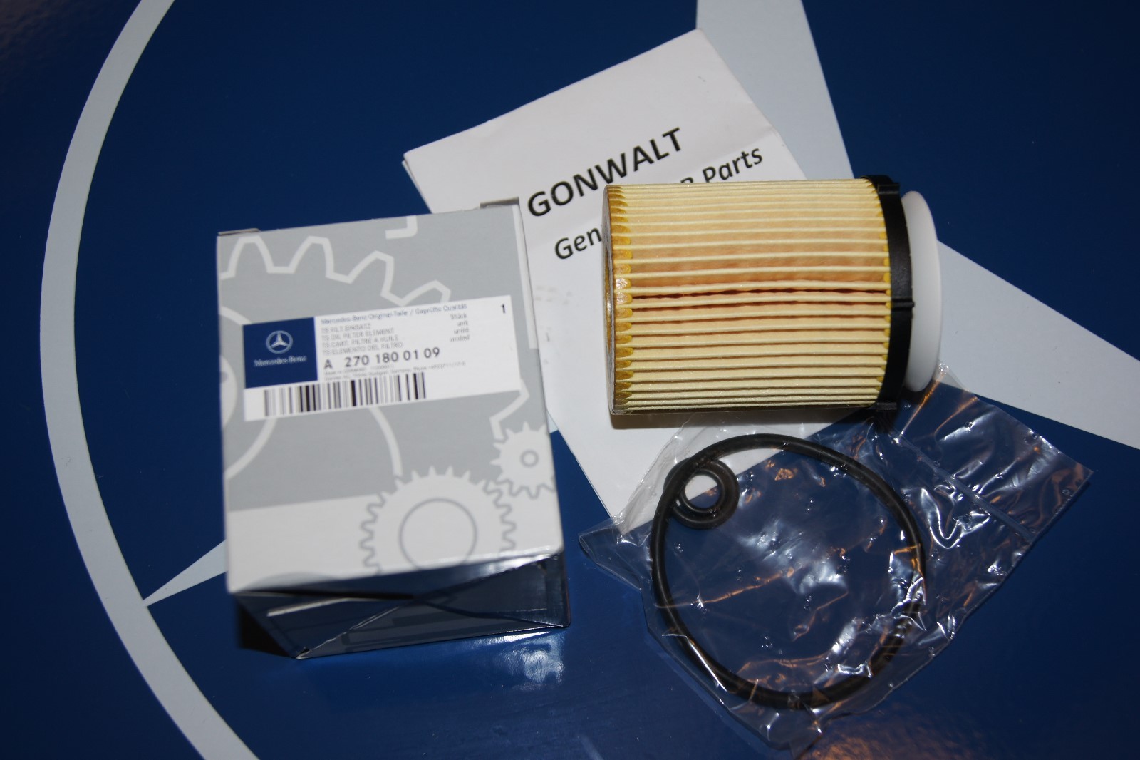 Mercedes Benz Genuine Oil Filter plus Seal CLA class OE 2701800109 | eBay