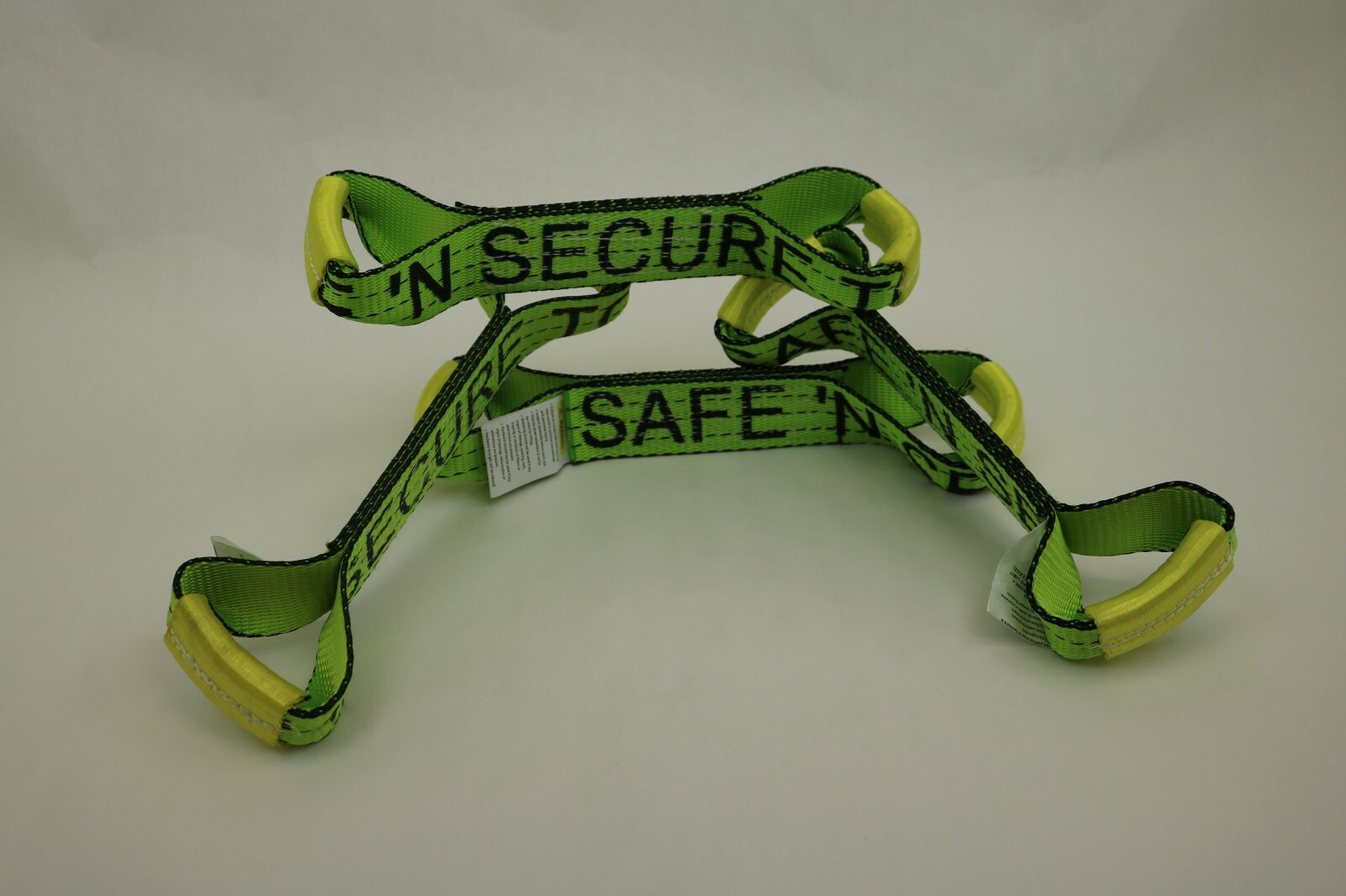 4 Pack of Hi-VIZ TECNIC Webbing Dog Bones for Rollback / Flatbed ...