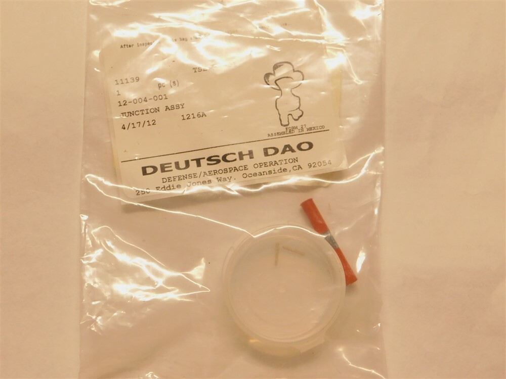 Deutsch DAO TSE-22-01 Jiffy Junction Splice Terminal Junction Module ...