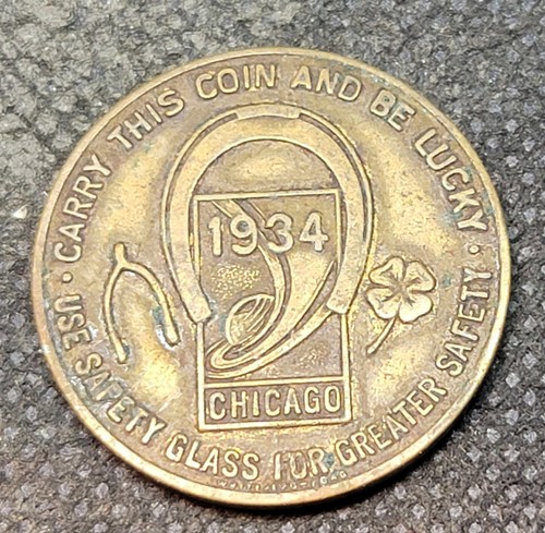 LUCKY COIN, CHICAGO WORLDS FAIR 1934 TOKEN L1361 | eBay