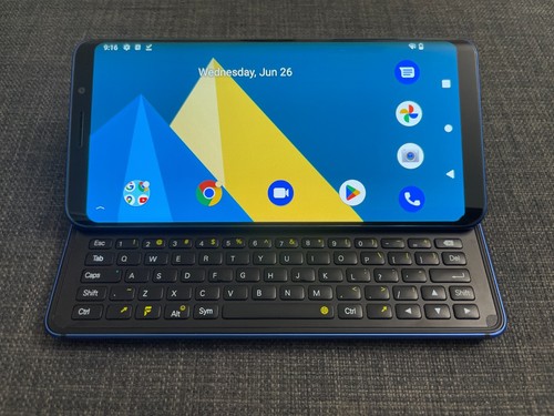 Used F(x)tec Pro1 X QX1050 8+256GB Blue QWERTY XDA Phone Android ...