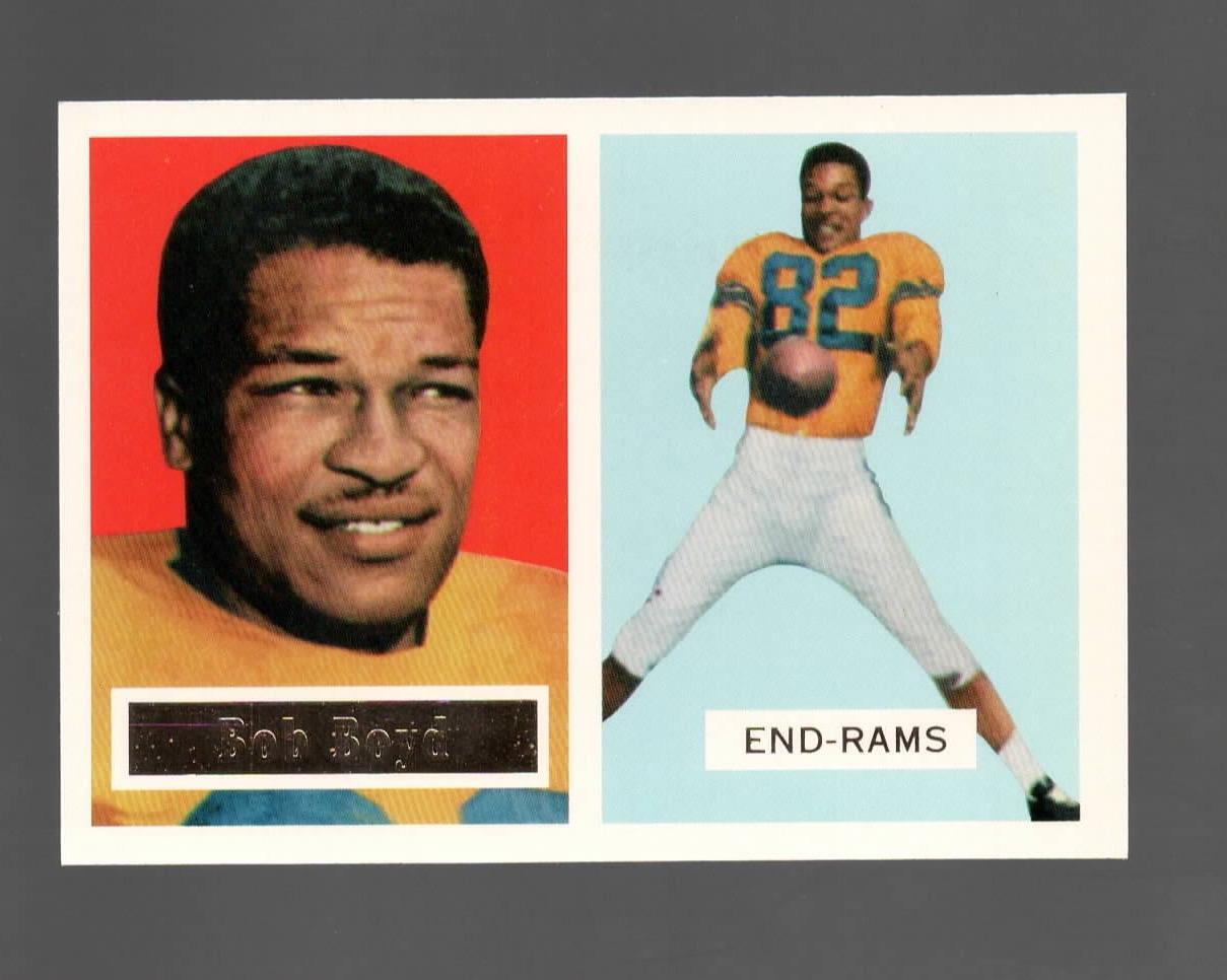 1994 Topps Archives 1957 Bob Boyd Los Angeles Rams #70 Near Mint Gold ...
