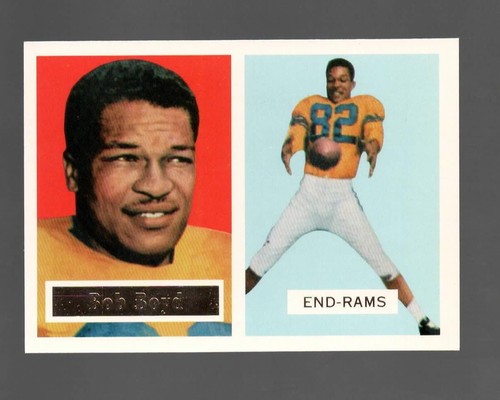 1994 Topps Archives 1957 Bob Boyd Los Angeles Rams #70 Near Mint Gold ...