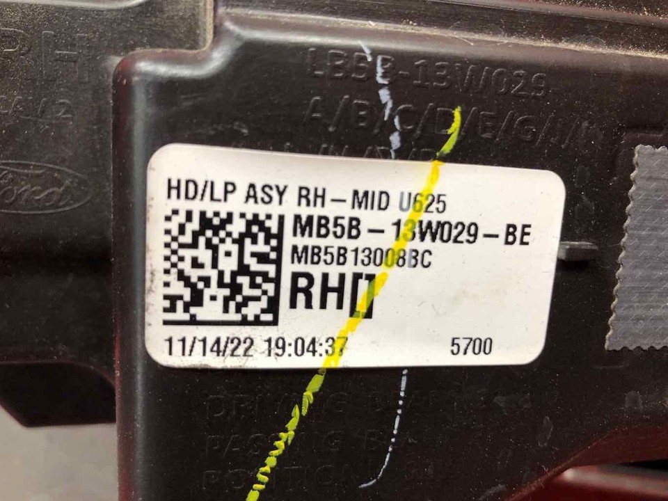 20-24 Ford Explorer XLT RH Passenger LED Headlight Head Lamp Assy MB5B ...