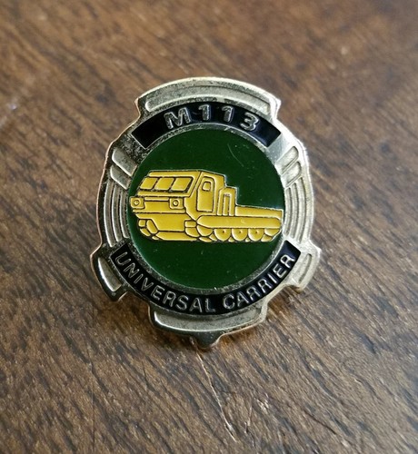 RARE 1" U.S. ARMY M-113 (XM1108) UNIVERSAL CARRIER PIN | eBay