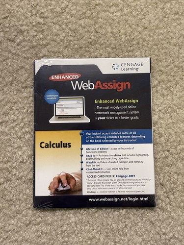 WebAssign Printed Access Card for Calculus, Multi-Term Courses, Life of ...