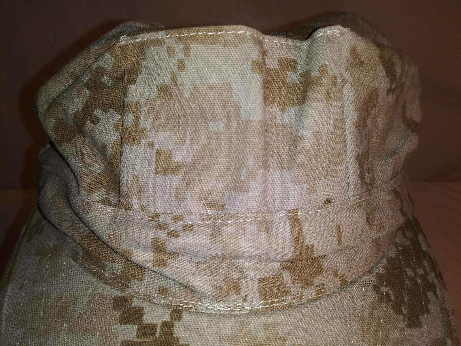GENUINE USMC US MARINE CORP GARRISON COVER DESERT MARPAT 8 POINT DIGITL ...