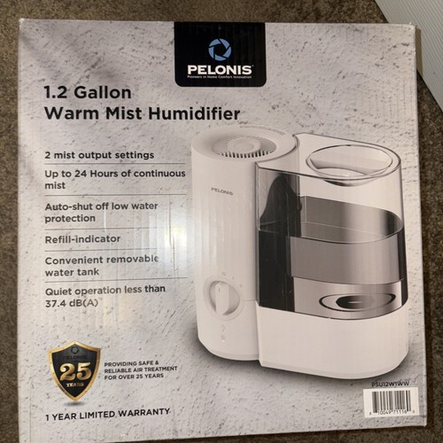 Pelonis 1.2 Gallon Warm Mist Humidifier $45 | eBay