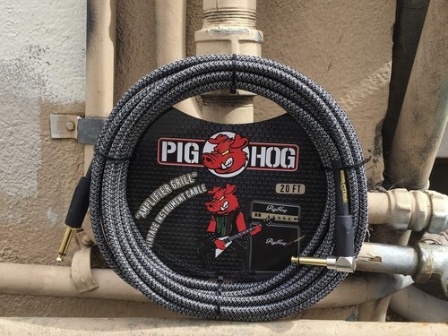 Pig Hog PCH20AGR Right-Angle 1/4" to 1/4" Amplifier Grill Guitar ...