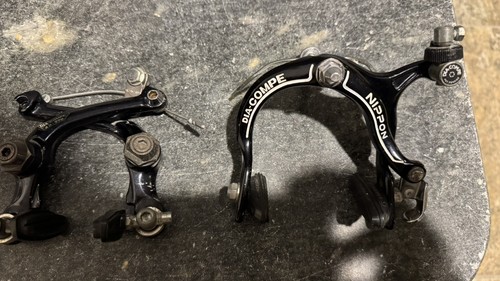 DIA COMPE FRONT AND REAR NIPPON BRAKE BLACK DATED 87 BMX GT HARO HUTCH ...