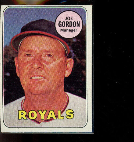 1969 Topps Joe Gordon #484 Kansas City Royals | eBay
