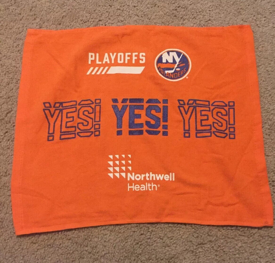 2019 NHL New York Islanders Playoffs “YES” “YES” “YES” Rally Towel. | eBay