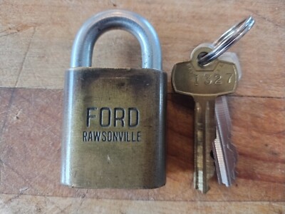 Vintage Ford Rawsonville Plant Best Padlock with 3 Keys | eBay