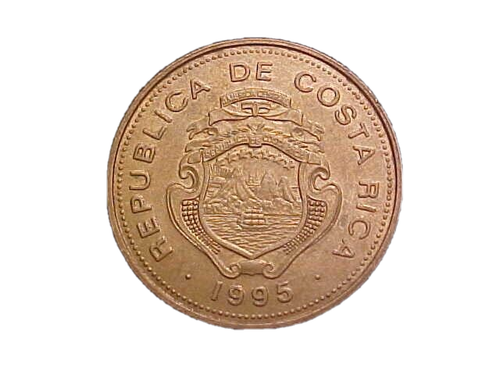 1995 Costa Rica 25 Colones KM# 229 - Very Nice Circ Collector Coin ...
