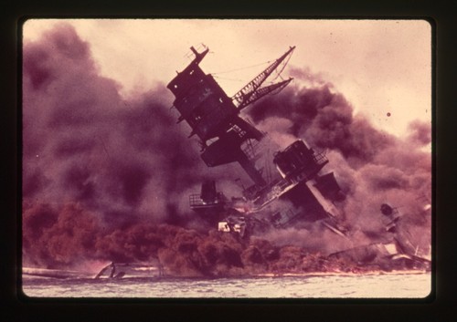 USS Arizona Explosion Pearl Harbor 33mm Slide Trans | eBay