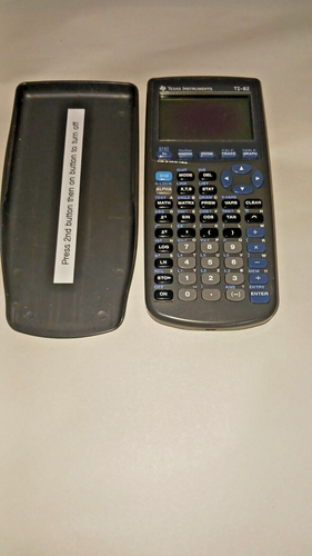 Texas Instruments TI-82 graphing calculator- works- tested- new battery ...