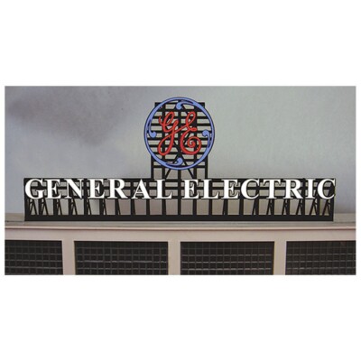 Miller Engineering ~ New ~ HO or O Scale ~ General Electric Billboard ...