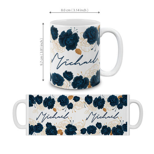 Personalized Name Mug Custom Text Tea Coffee Gift Ceramic Cup W ...