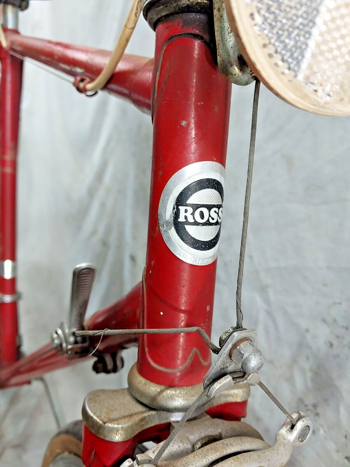 1973 Ross Professional Road Bike 59cm Large Suntour VX Lugged Steel USA ...