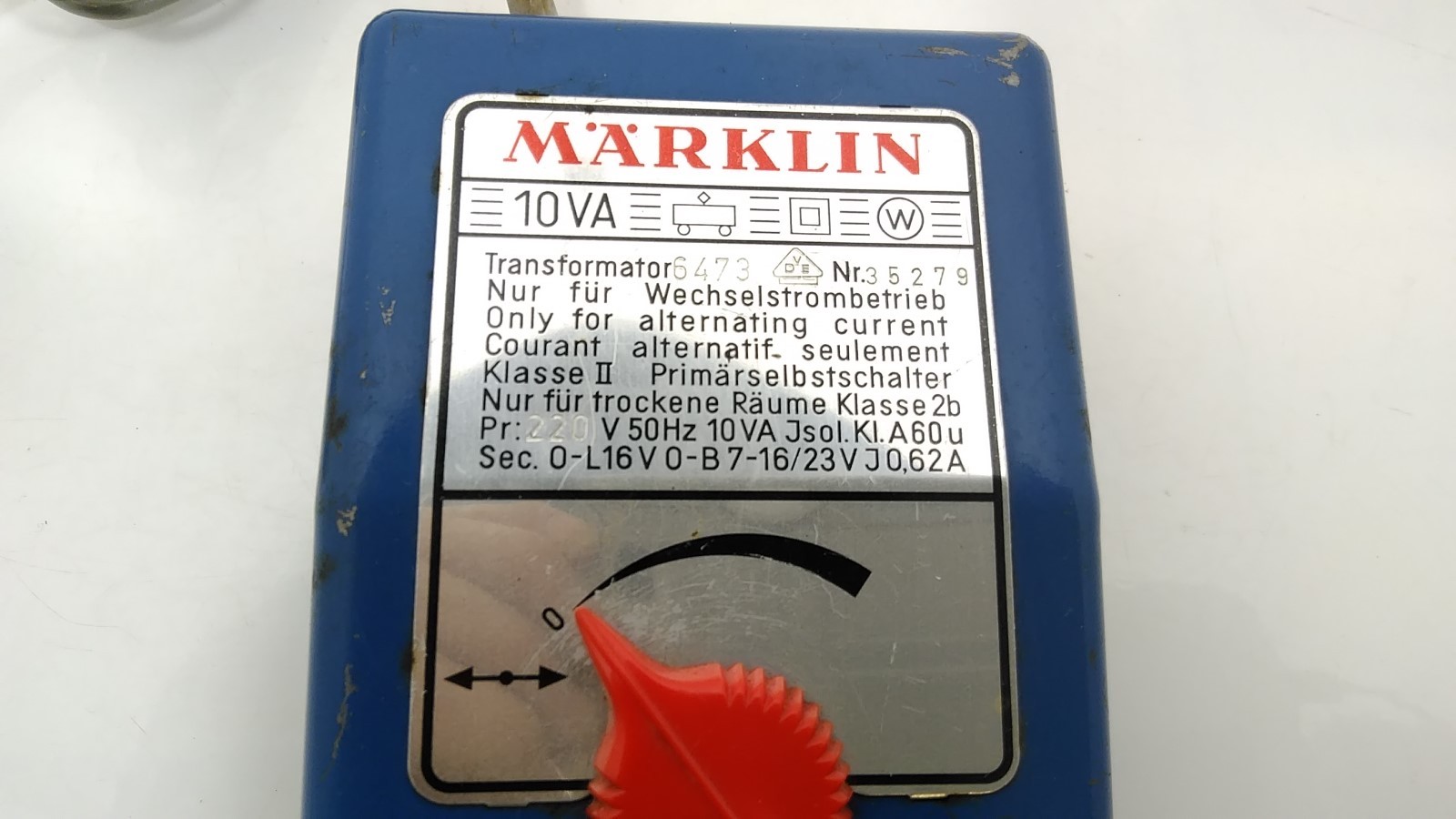 Marklin Train Transformer 220 Volt Made in West Germany 6473 | eBay