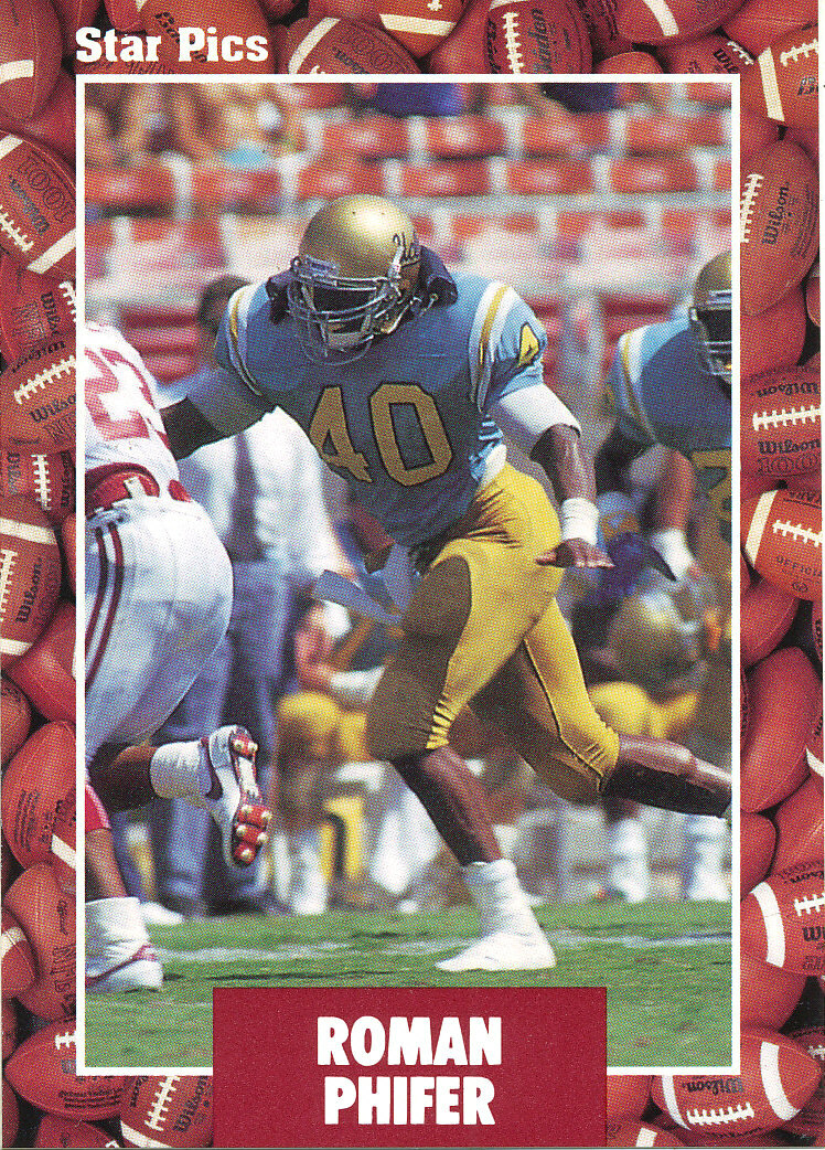 STAR-PICS Roman Phifer RC PATRIOTS GIANTS JETS RAMS UCLA Bruins | eBay
