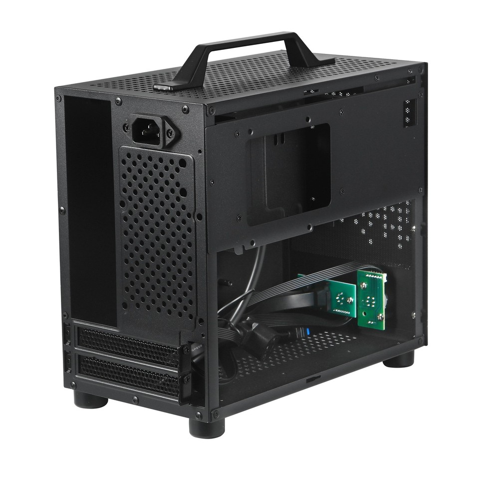 SKTC A17 Mini-ITX Case Supports SFX PSU&210mm GPU Triple Storage 0.8mm ...