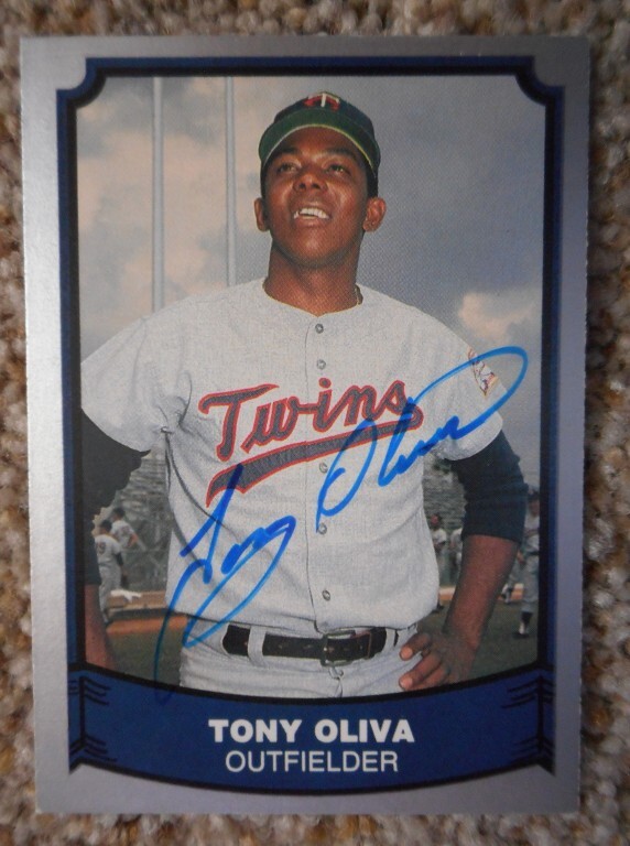 Tony Oliva signed Pacific Legends - Twins | eBay