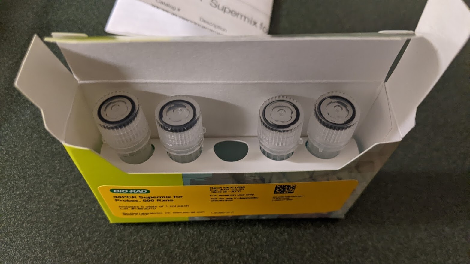 BioRad ddPCR Supermix for Probes #1863010 Droplet Digital™ PCR Systems ...