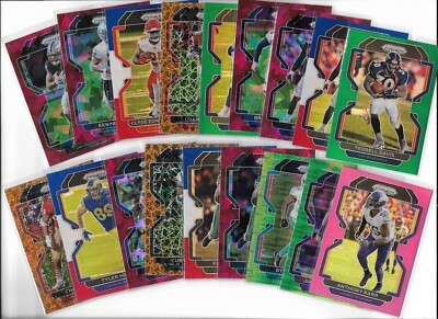 2021 Prizm Inserts *Red*Cracked Ice*colors* Orange* Green Free Shipping ...