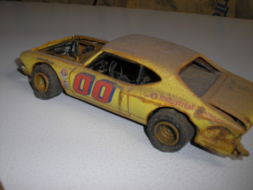 1/24 Custom RUSTY WEATHERED 1960's Chevy Chevelle Race Car for Junkyard ...