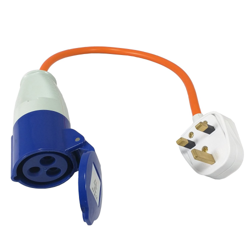 Caravan / Motorhome 3 Pin 230V Electric Hook Up UK Adapter Plug | eBay UK