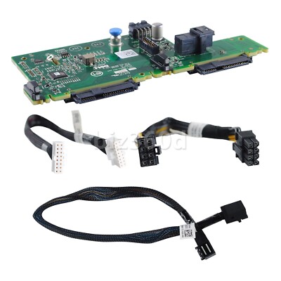 Dell R730xd 2x 2.5" SFF Rear Flex Bay HDD Backplane with Cable 6WNVX ...