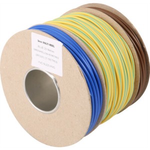 Electrical PVC Earth Blue Brown Sleeving 2mm 3mm 4mm 5mm & 6mm Tubing ...