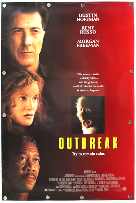 Outbreak 1995 Double Sided Original Movie Poster 27" x 40" | eBay