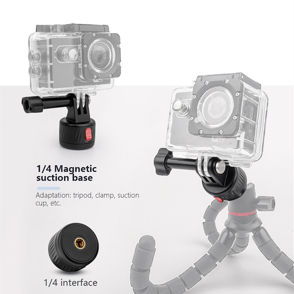 Magnetic Tripod Mount Adapter for GoPro Hero 12 11 10 9 8 7 Camera ...