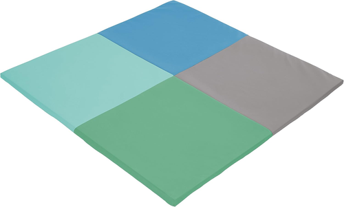 10392-CT Softscape Squares Activity Mat for Infants and Toddlers, Tummy ...